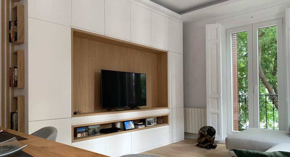 Mueble de salón tv con lateral fabuloso ⋆ El Rincón del Arte Madrid